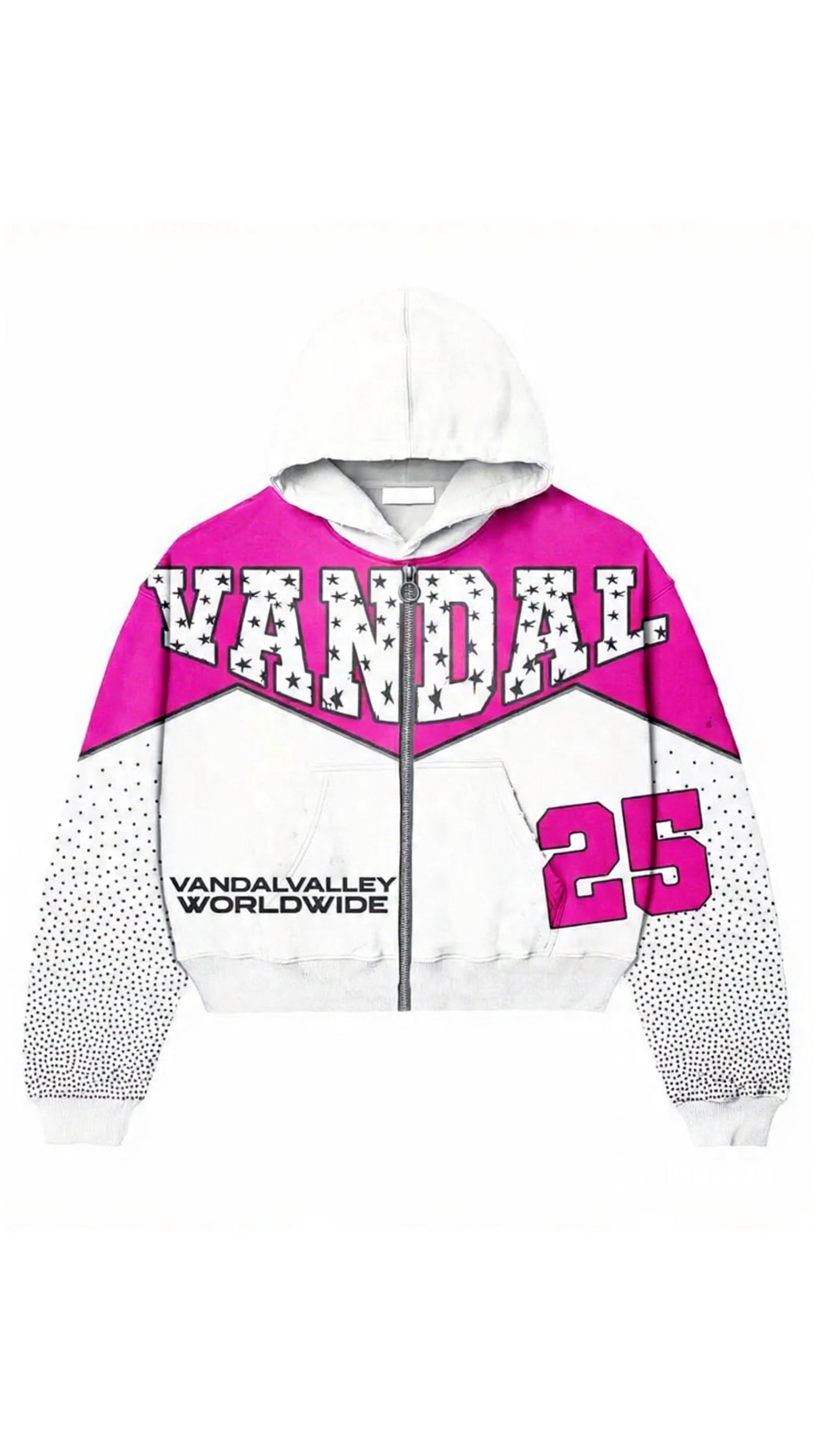 Vandal Worldwide Zip Up Jacket - Pink – Vandal Valley